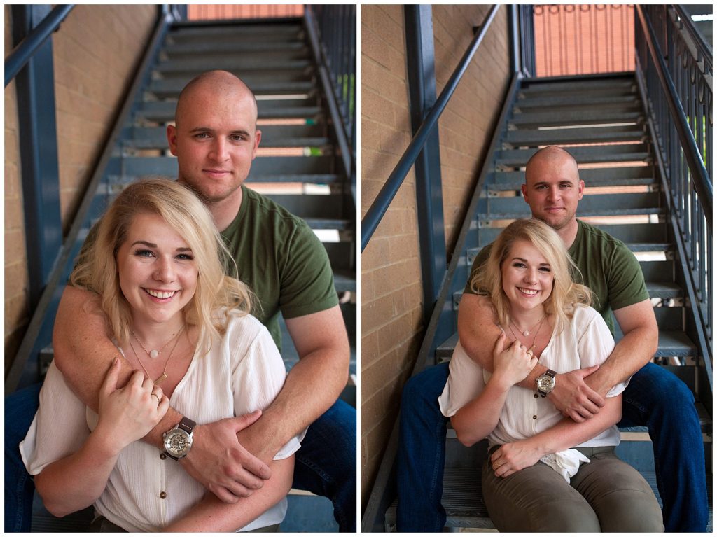 Nate & Rachel's Engagement in Carmel Arts District - www.maxcatterson.com